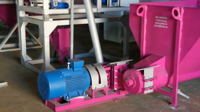 Участок подготовки мясокостного сырья к экструдированию