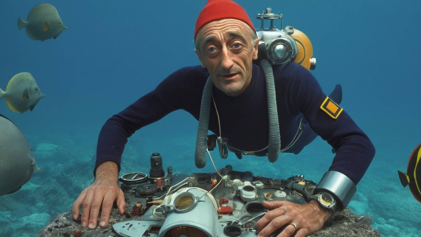 Жак-Ив Кусто (Герой аквалангист) AI music (ИИ музыка)