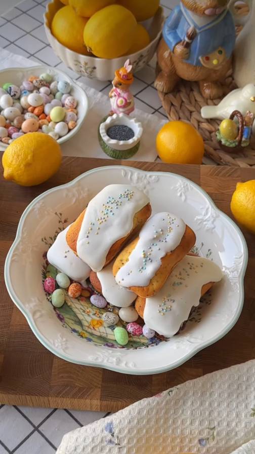 Лимонно-маковое облачко🍋🧁в пасхальном исполнении🐣