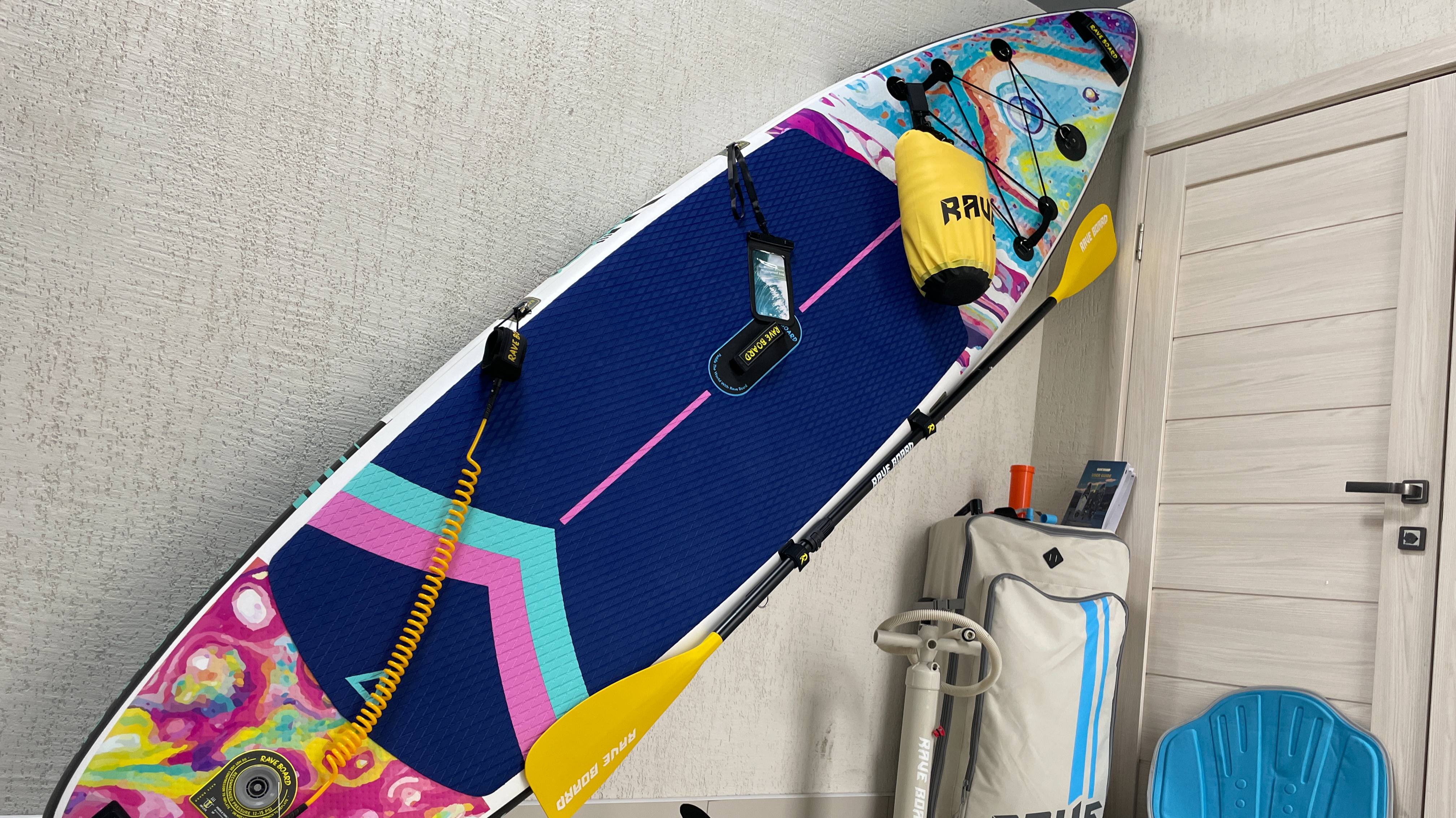 Сап борд Rave Naivetu + сиденье и двойное весло