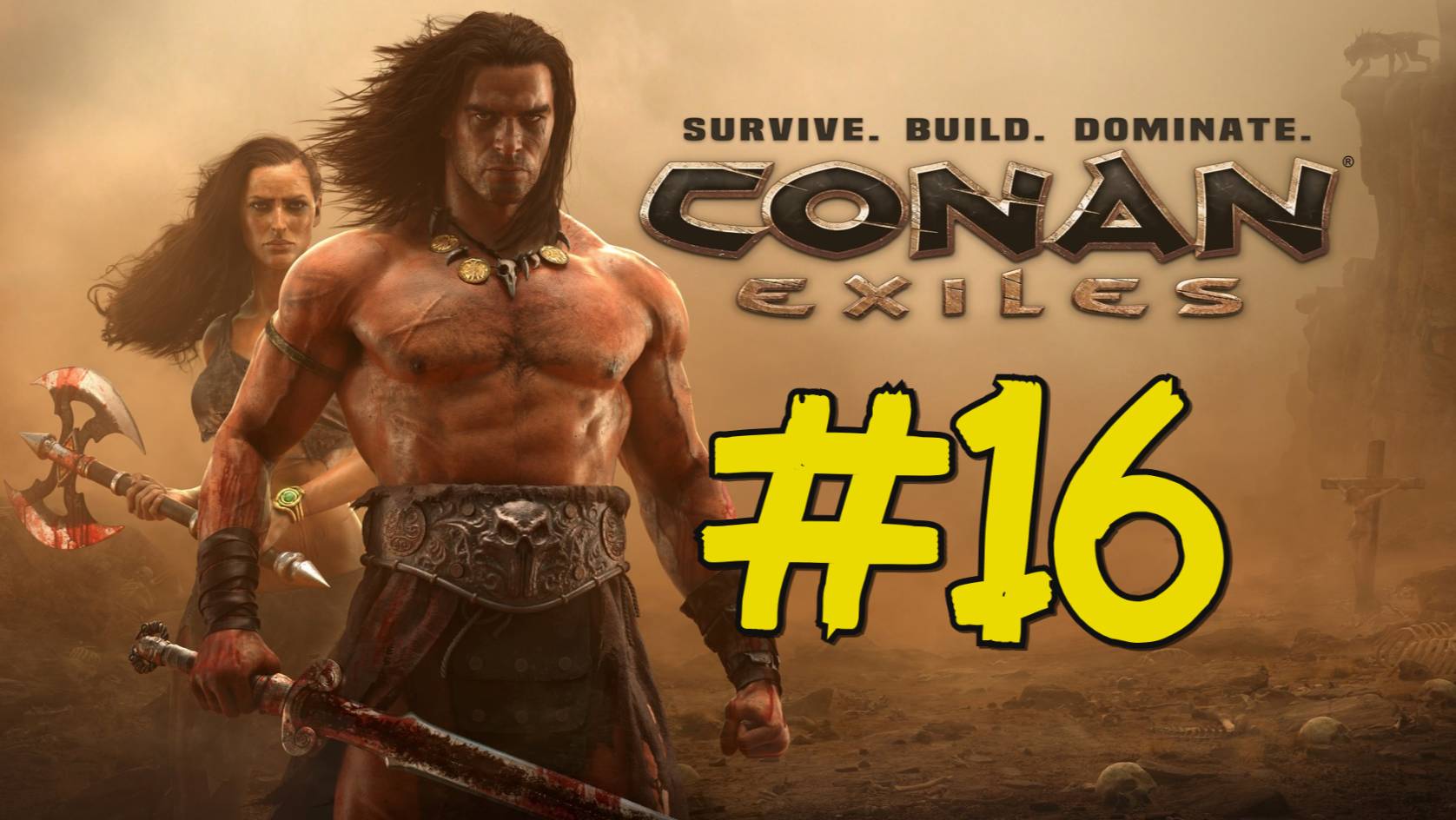 Conan Exiles Прохождение(2024) ч16 Странное нападение на базу