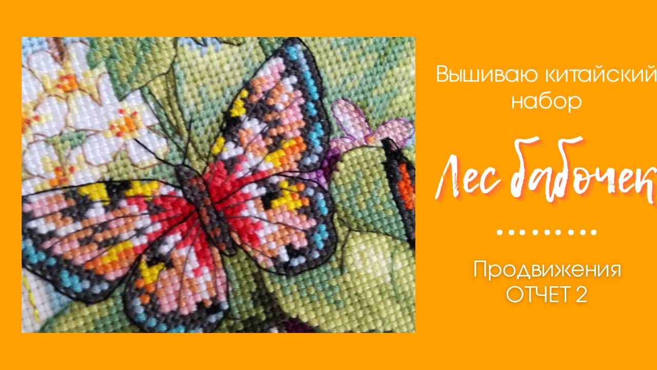 ЛЕС БАБОЧЕК от NKF/Joy Sunday - отчет 2. Мои планы на китайские наборы