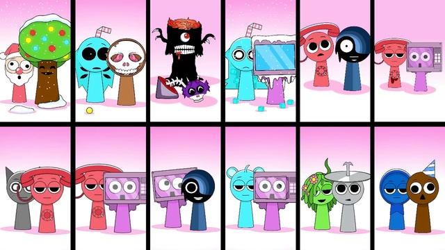 Играв Кальмара и Спрунки!  фаза 2 против фазы 3 против фазы 4