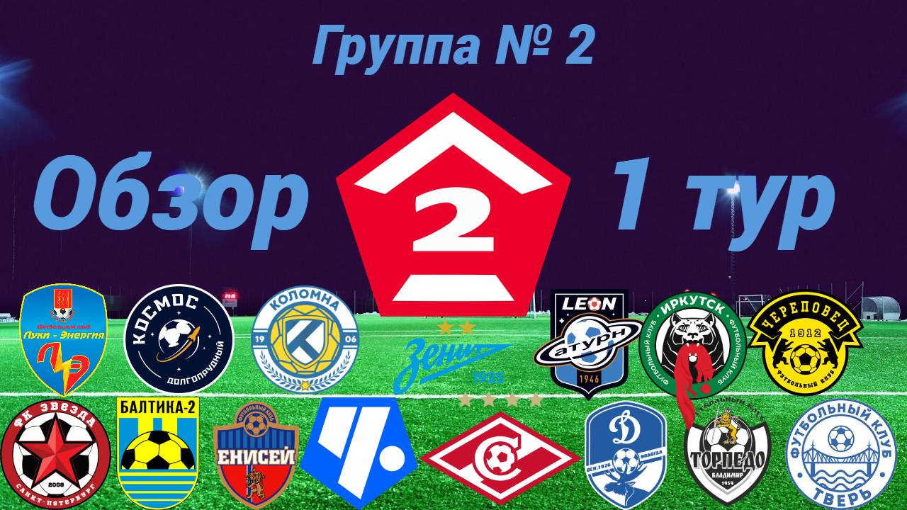 Дивизион Б. Группа № 2 обзор 1-го тура, сезон 2025 года