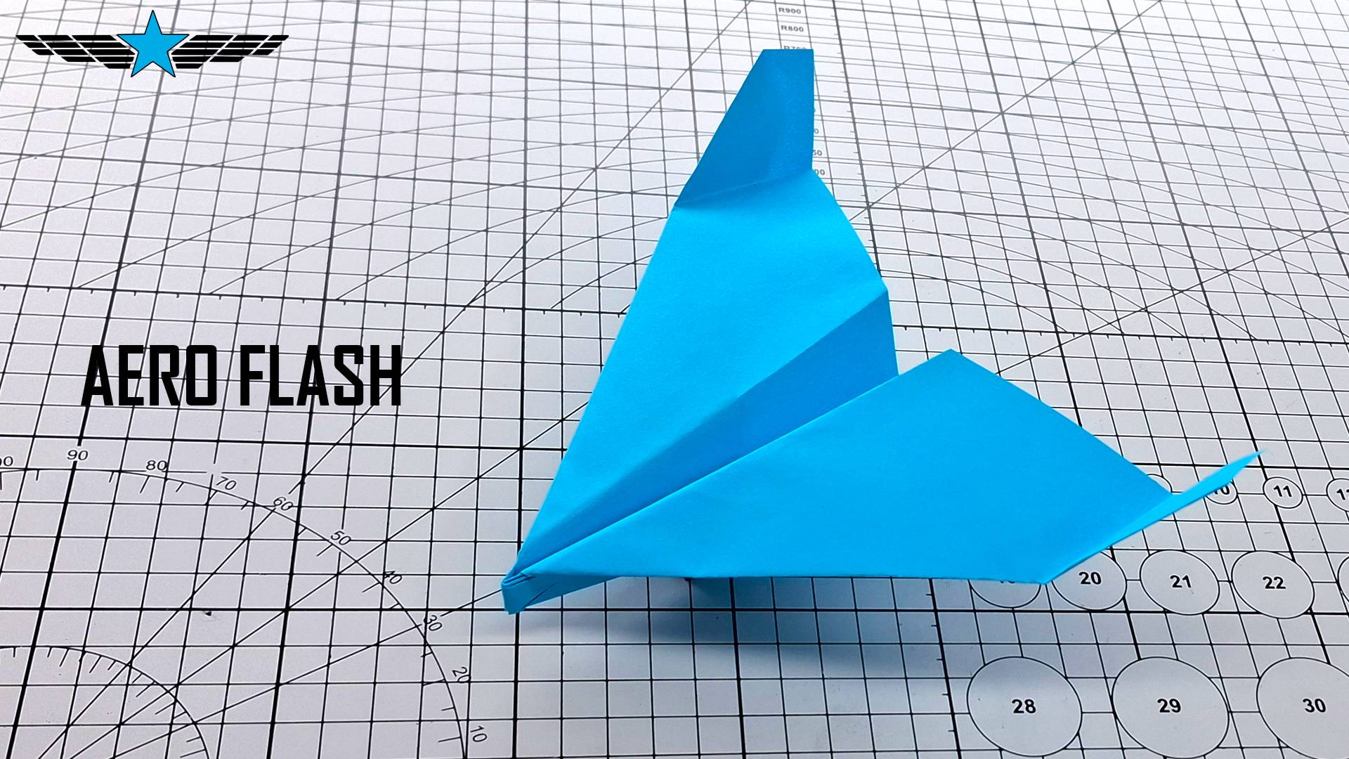 Как сделать Aero Flash - самый быстрый бумажный самолет!