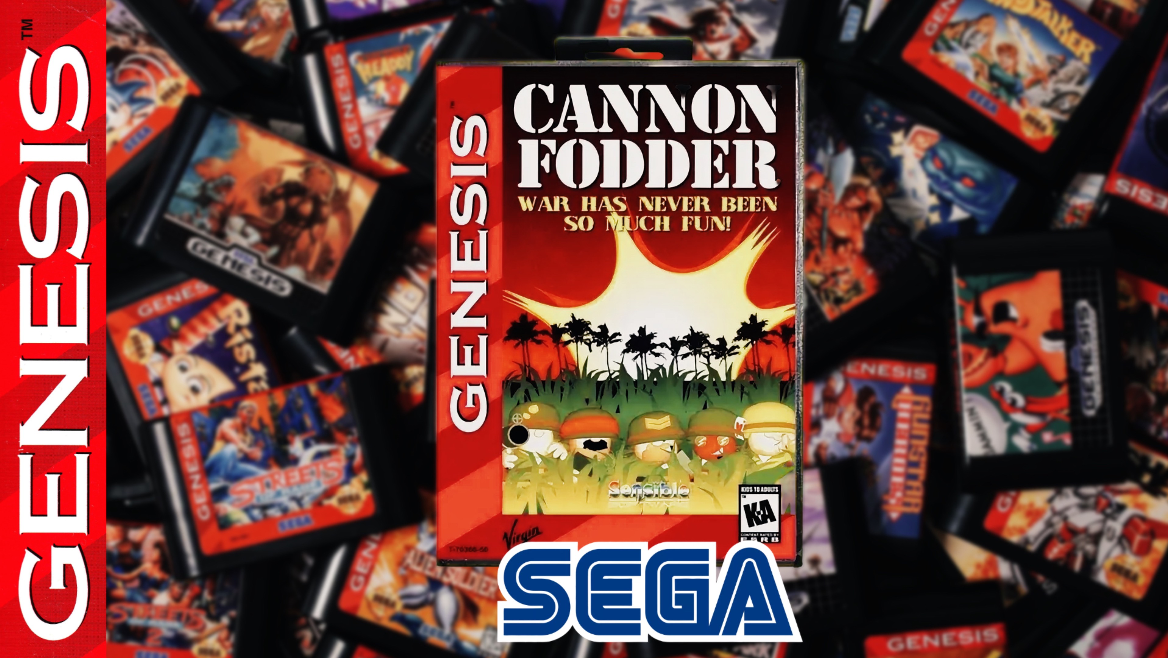 🎖️ Cannon Fodder – война, которой не должно было быть! Легенда Sega Genesis 🎮🔥