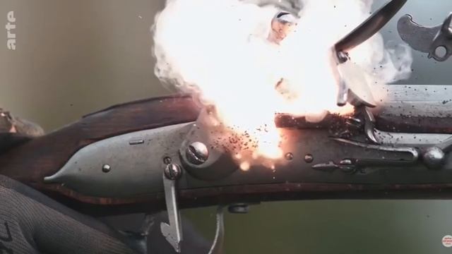 Старое кремневое ружье