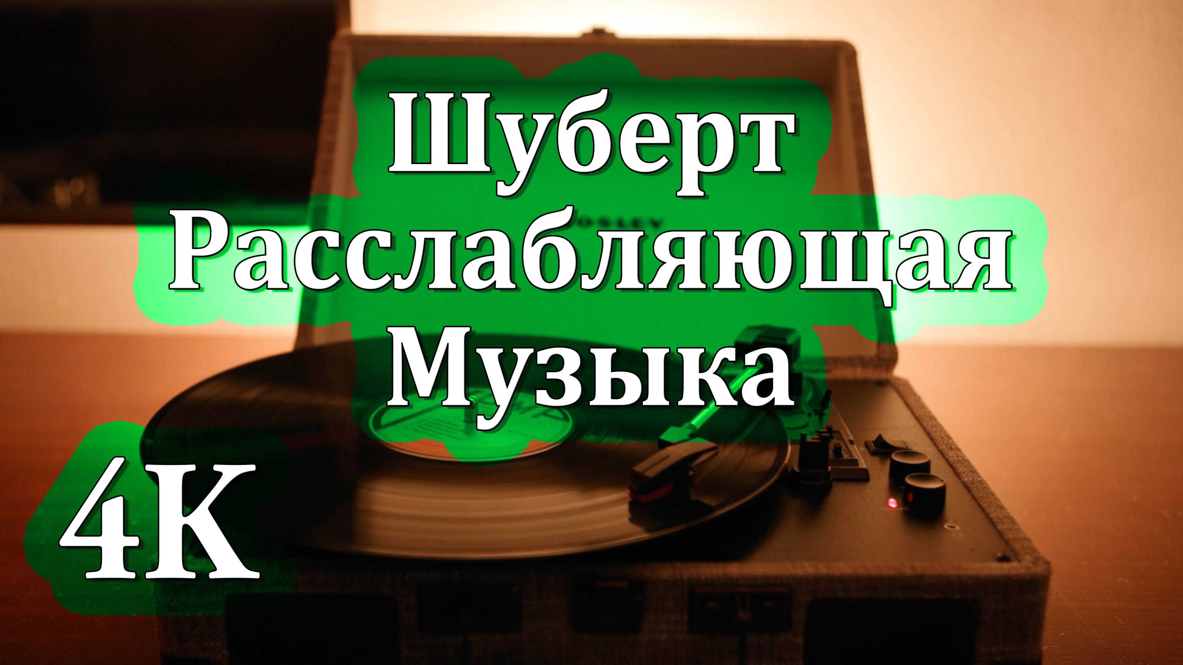 4K Шуберт | Расслабляющая Музыка для Покоя и Глубокого Отдыха 🎶🎼✨