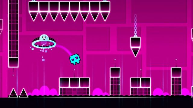 Прохождение Geometry Dash. Уровень 10