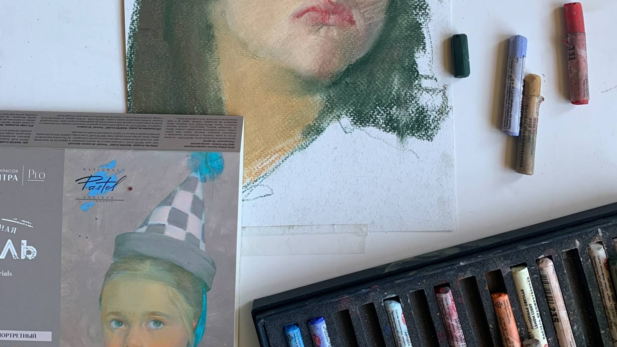 Видеообзор Анны Лапыгиной пастели ЗХК "Невская палитра"