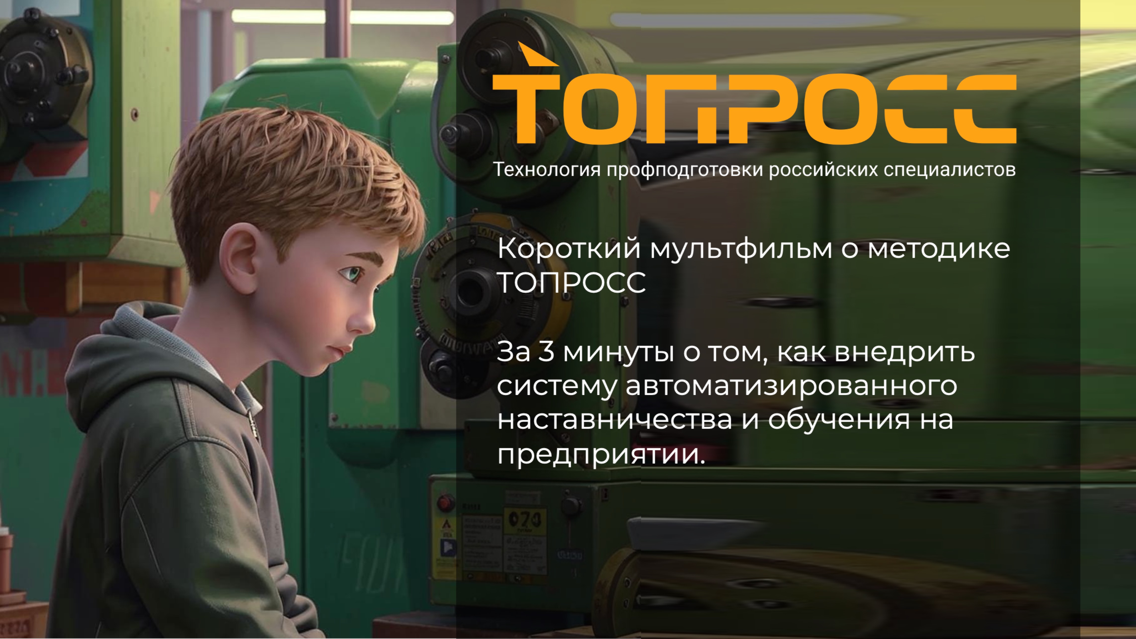 Короткий мультфильм о технологии ТОПРОСС