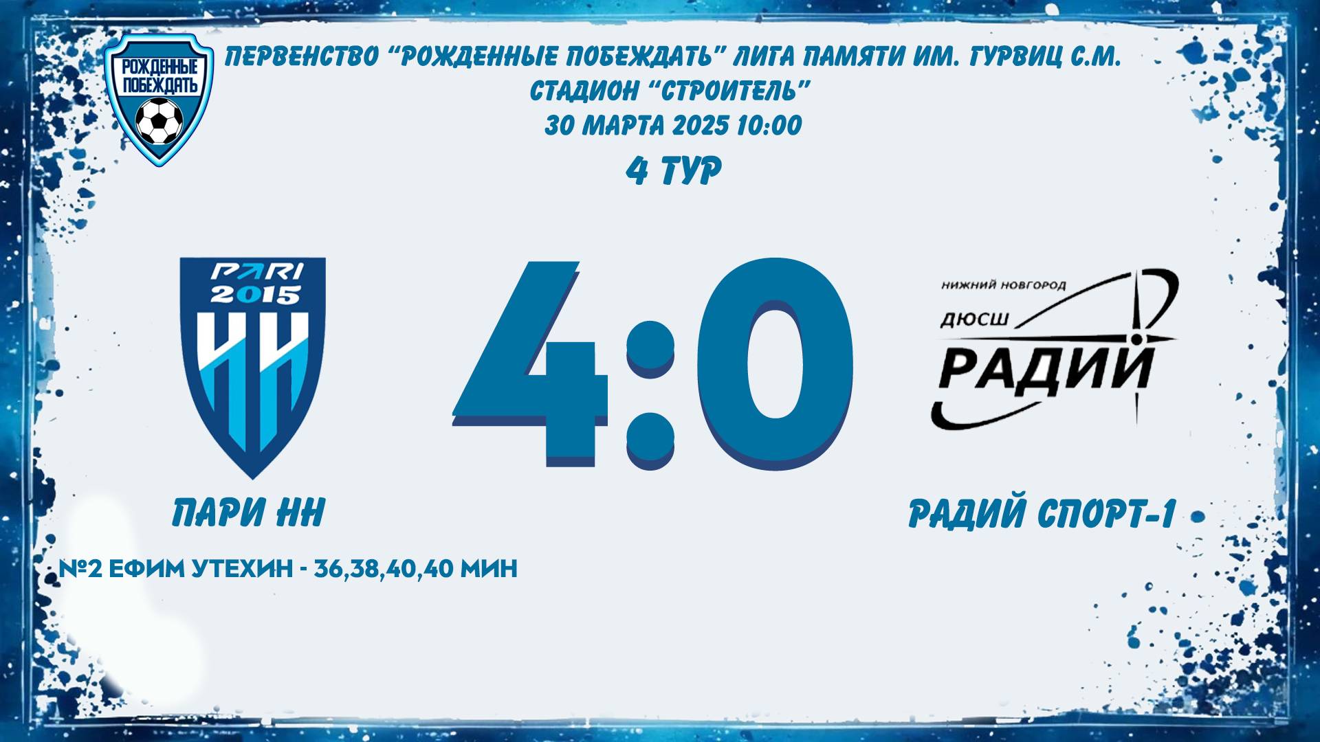 Обзор матча Пари НН - Радий Спорт-1