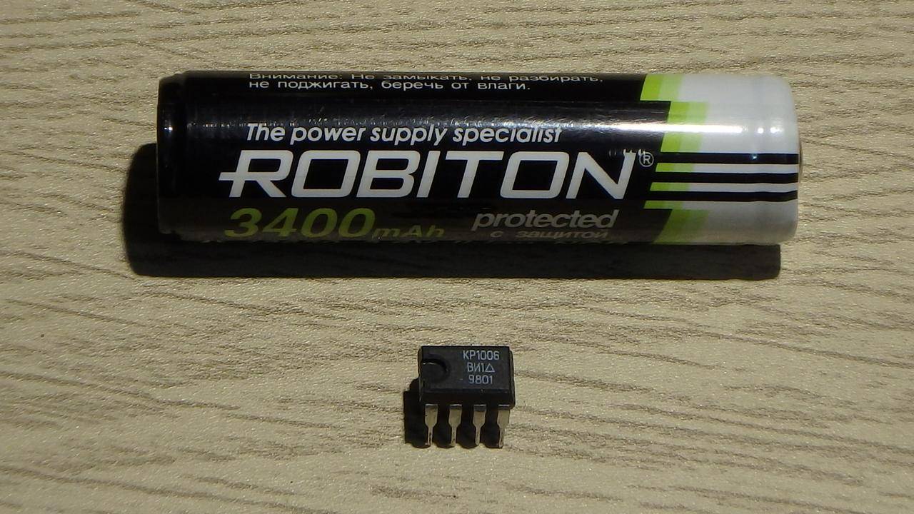 Индикатор разряда аккумулятора на NE555.