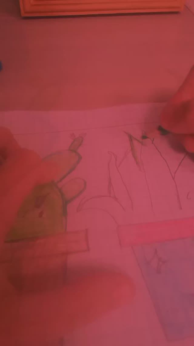 Туториал как нарисовать растение в горшке💗🌺