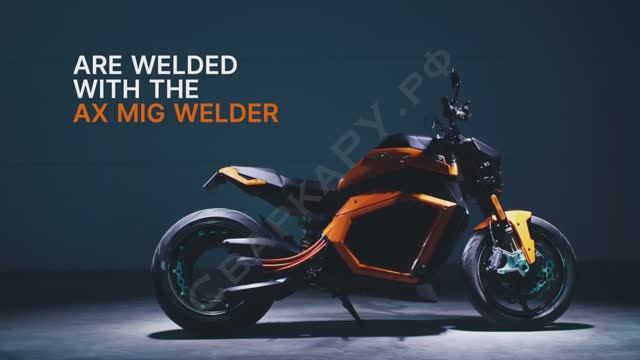 Полуавтомат для MIG-MAG сварки Kemppi AX MIG Welder и Кастомный байк Verge Motorcycles Скорость