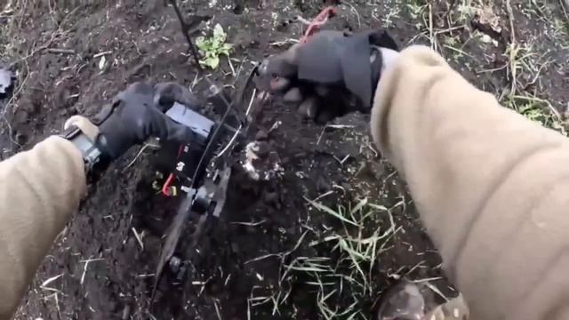 СВО. Солдат РФ Обезвредил FPV дрон