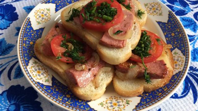 Горячие бутерброды за 5 минут!