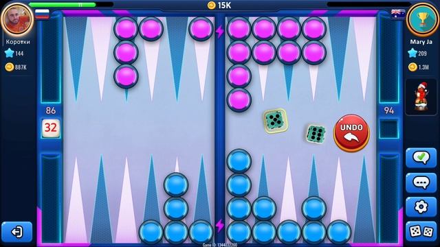 Нарды, короткие нарды онлайн чемпионат