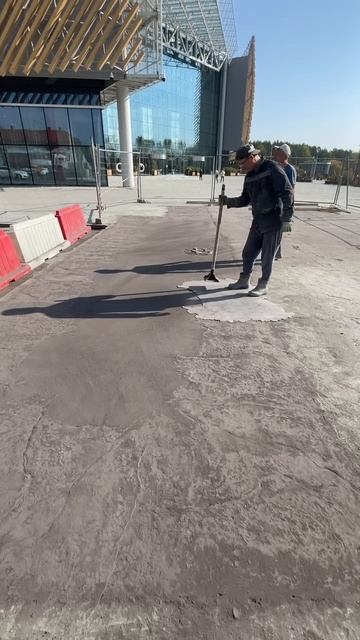 Тротуар и площадь из печатного бетона г. Екатеринбург ТЦ "Веер" / 18 000 м² - Домаск™