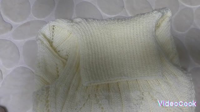 Вяжем пуловер пончо спицами. Рукав летучая мышь. 1 часть