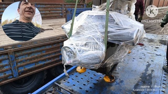 На помощь к Брату Алексею в Купанское.Новое пополнение станочного парка - долбёжный станок.