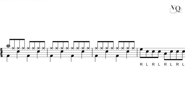#Drums | The Eighth Notes | Beginner Drum Lesson | Drum Sheet Music Play-Along | #Lesson 7