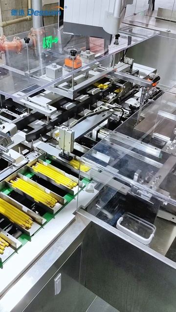 12 карандашей в одной коробке – автоматическая упаковка за секунды!