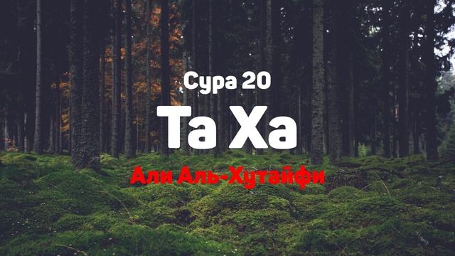 Сура 20 ТаХа - Али Аль-Хутайфи