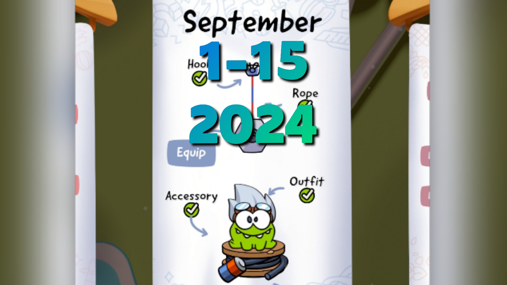 Cut the Rope Daily. September 1-15  2024