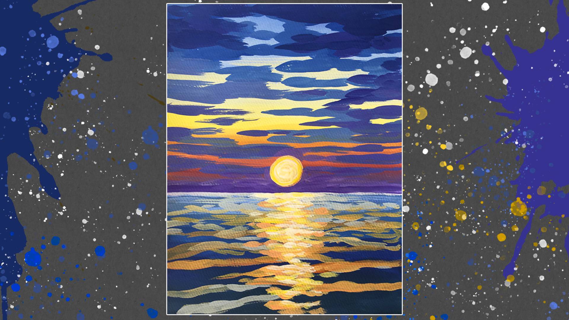 Закат. Рисование 7+