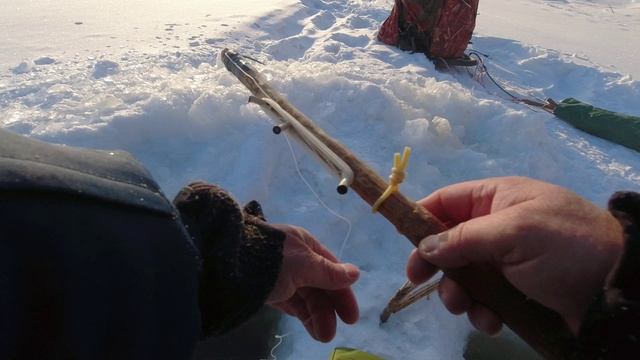 14,Первая рыбалка в 2022 году проверка перемёта.2022