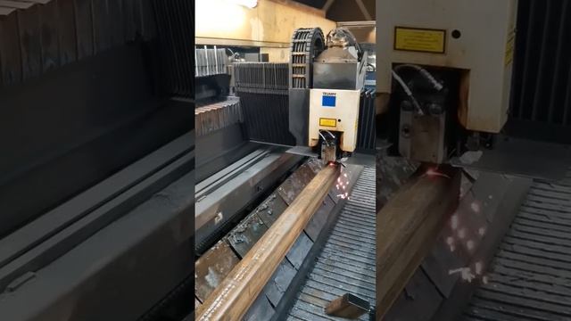 Лазерная резка профильных труб - резка толстостенной трубы