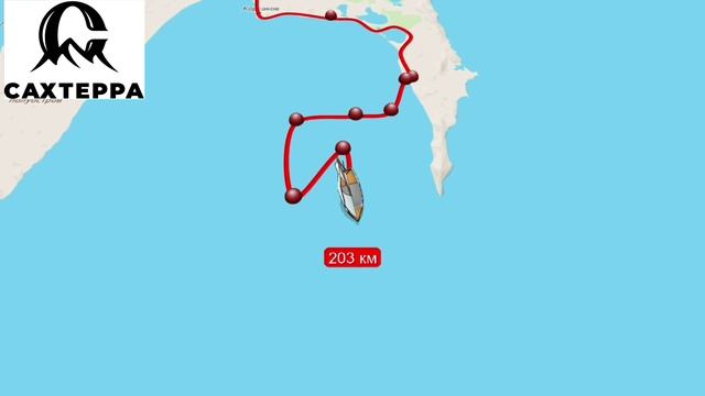 Маршрут тура на маяк Анива