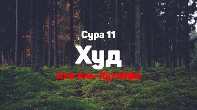 Сура 11 Худ - Али Аль-Хутайфи