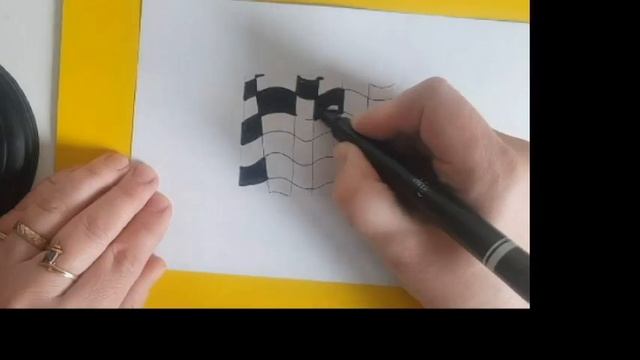 Рисуем иллюзия (64), легко и просто