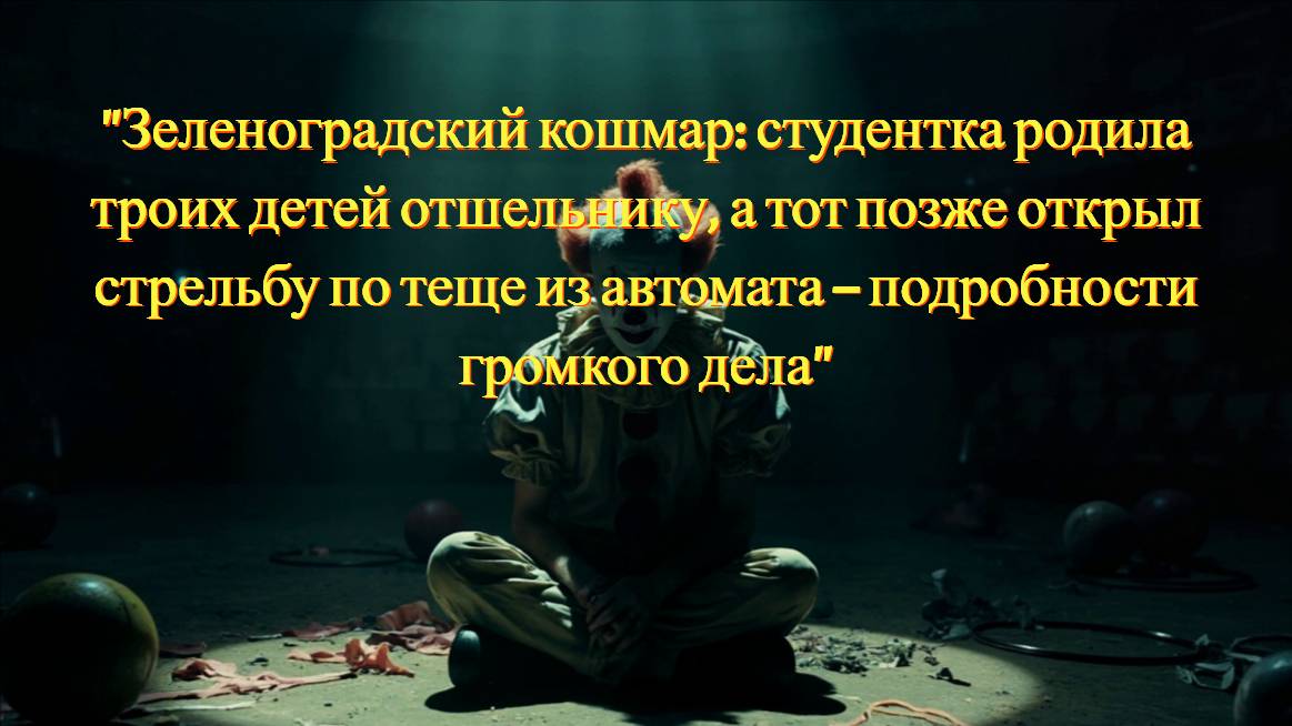 Студентка родила троих детей отшельнику, а тот позже открыл стрельбу по теще из автомата