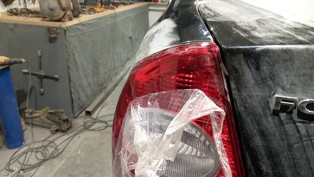 завершение рихтовочных работ