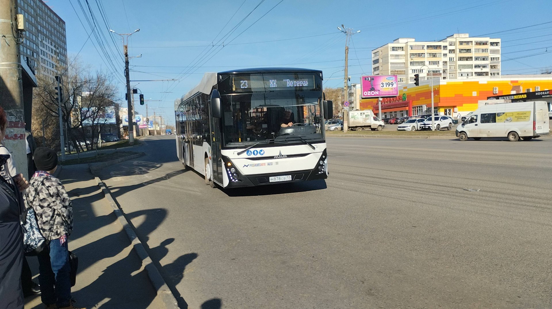 Поездка на автобусе МАЗ 303.047 № М 878 СВ 13, маршрут 23