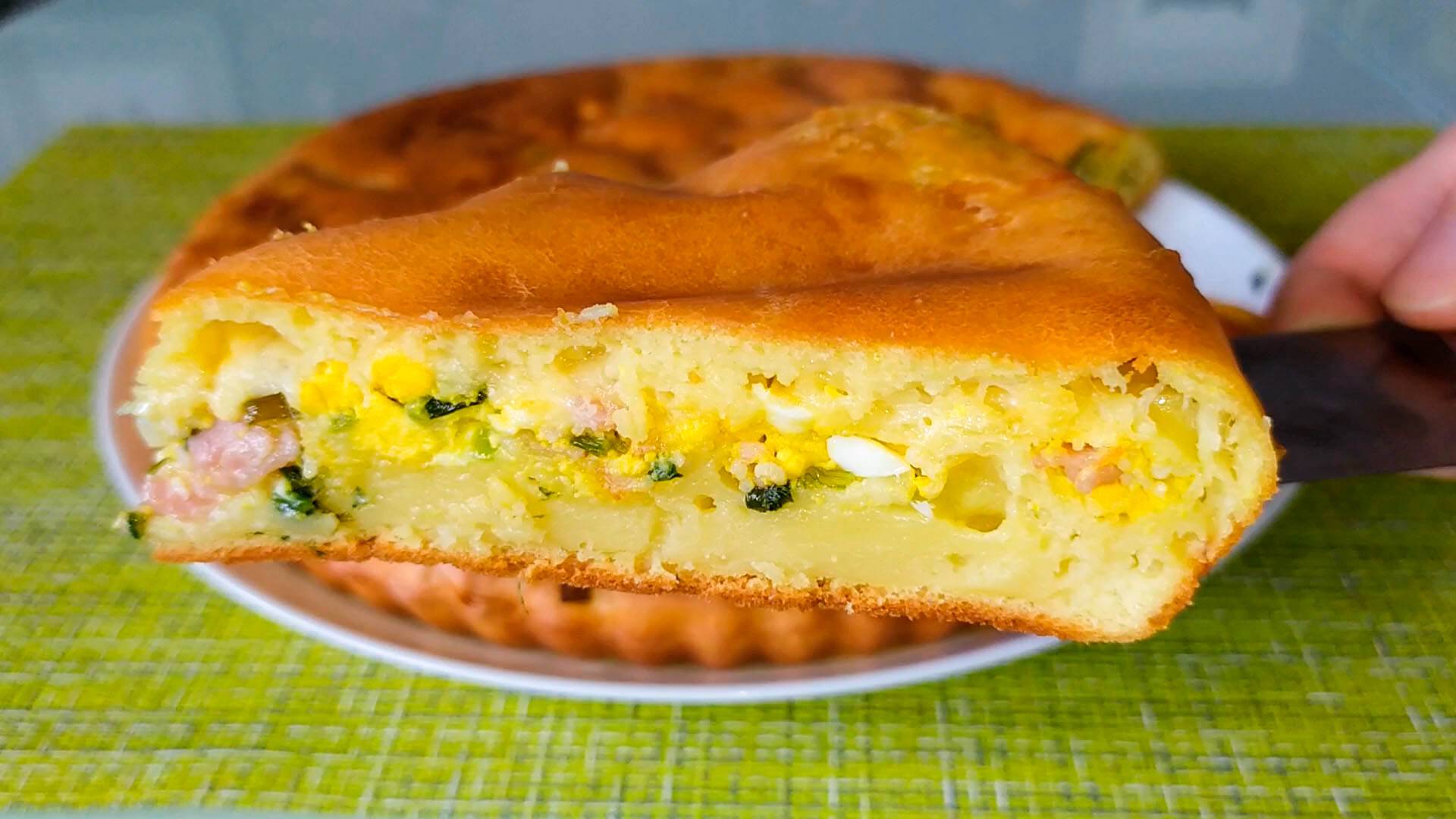 Лучший ЗАЛИВНОЙ ПИРОГ на кефире в духовке | Самое удачное тесто для заливного пирога