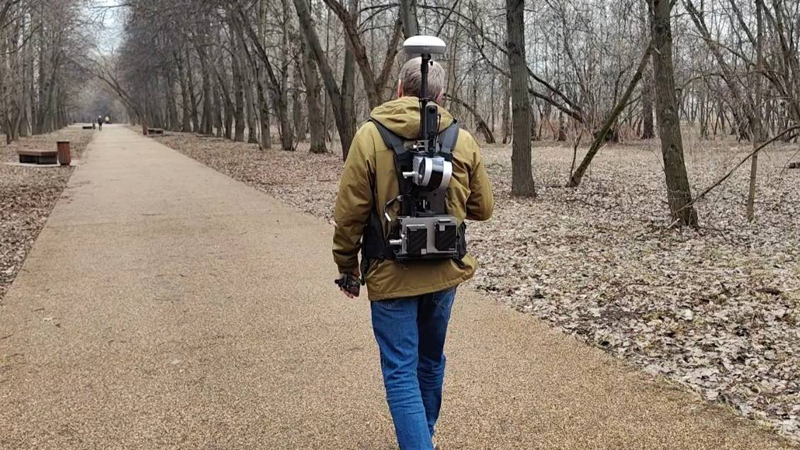 Подеревная съемка лазерным SLAM сканером NAVMOPO S1 (1 Га за 20 минут)