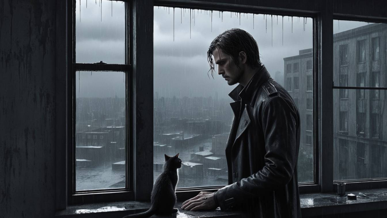 Человек и Кошка (cover гр. НОЛЬ На английском языке The man and the kitty) AI music (ИИ музыка)