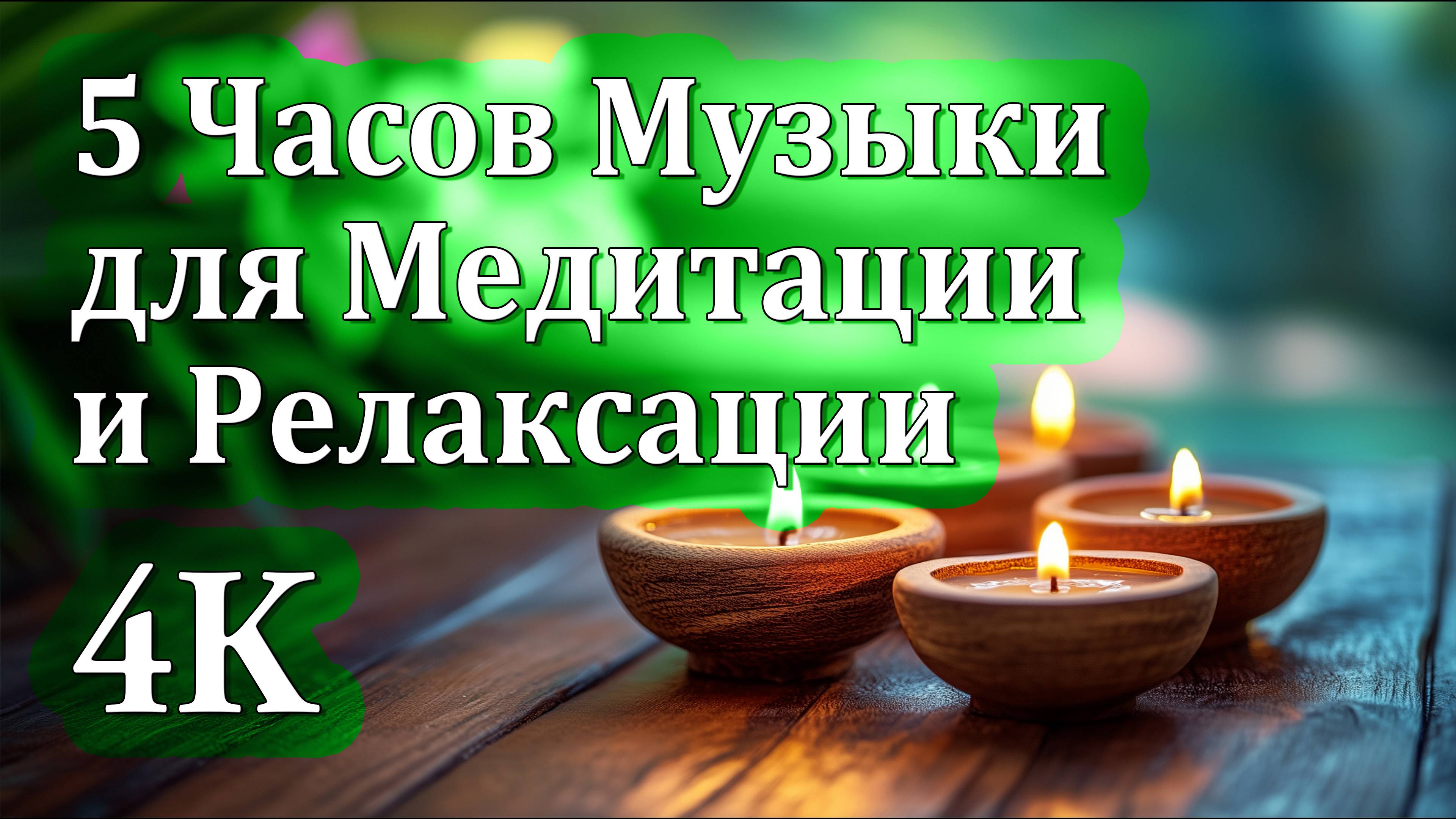 4K 5 ЧАСОВ: Музыка для Медитации | Сон, Фокус, Антистресс, Йога 🎶✨🧘