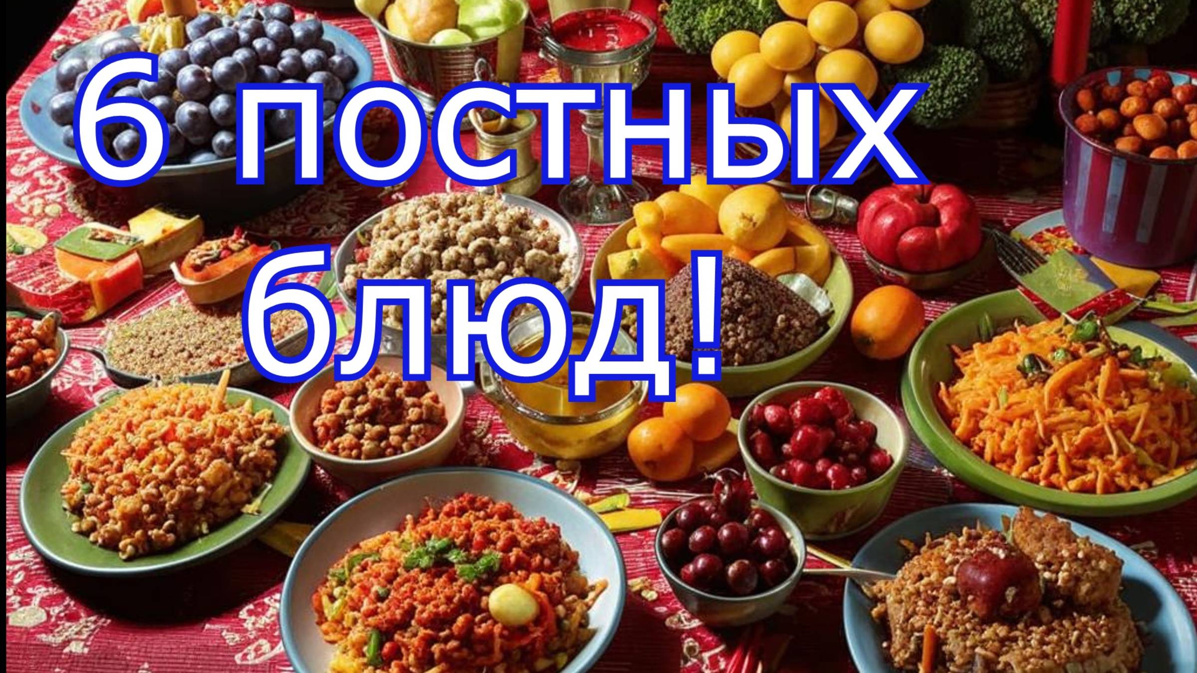 Благовещенский пир: вкусно и полезно. 6 блюд праздничного поста.