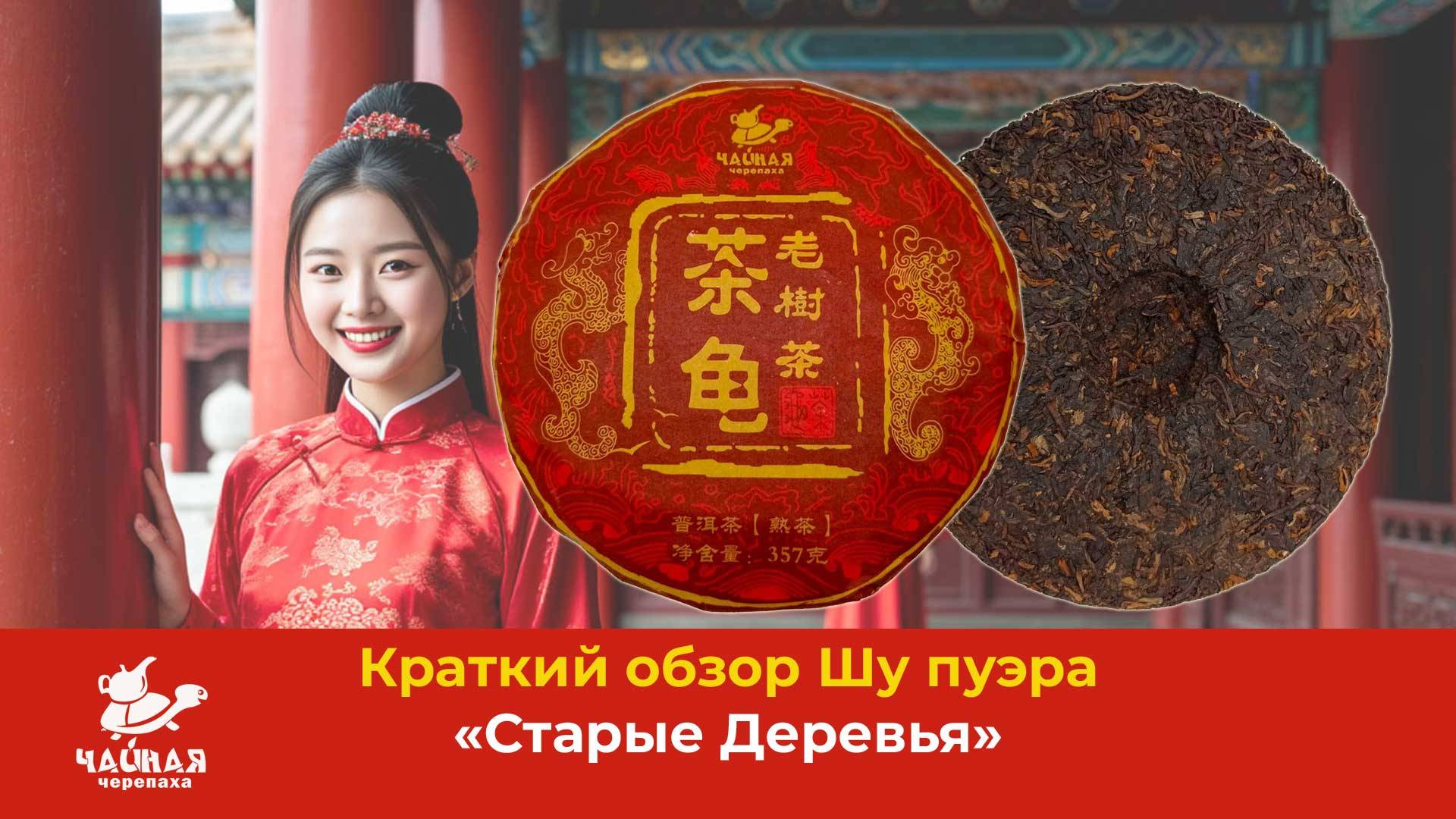 Шу пуэр Ча Гуй Лао Шу «Старые Деревья» от Чайной Черепахи