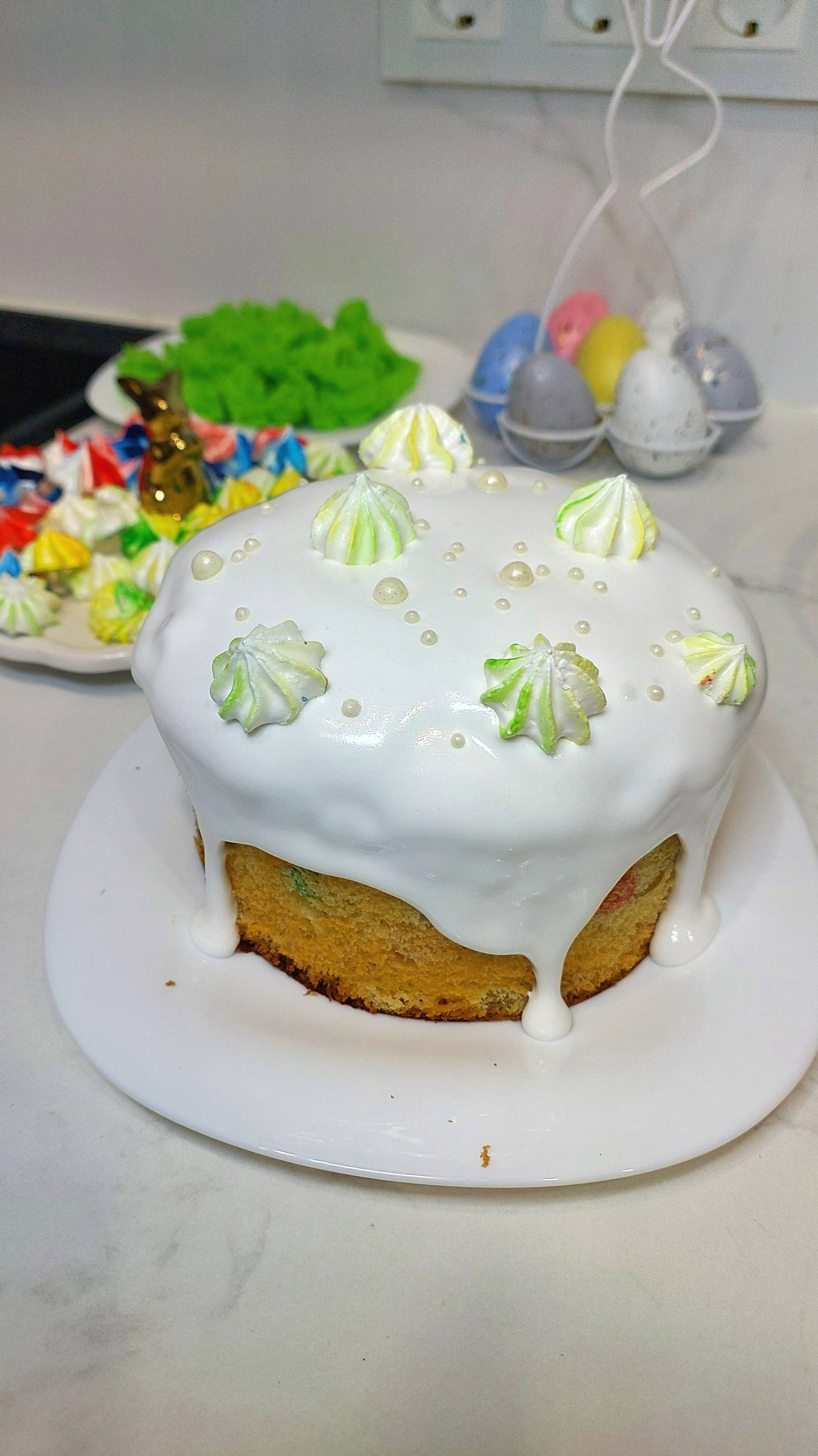 Та самая глазурь для куличей которая не крошится