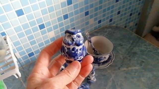 Гжель. Обзор полки. Часть 1