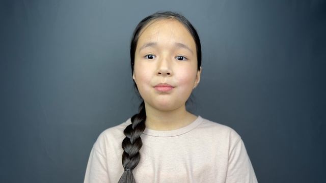 Диана Маукеева,  9 лет. Визитка