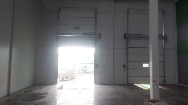 Автоматические пром ворота Алютех