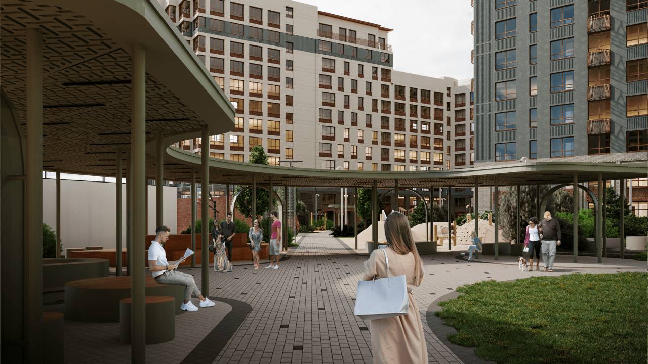 ЖК «Август» | Дворы для комьюнити и отдыха