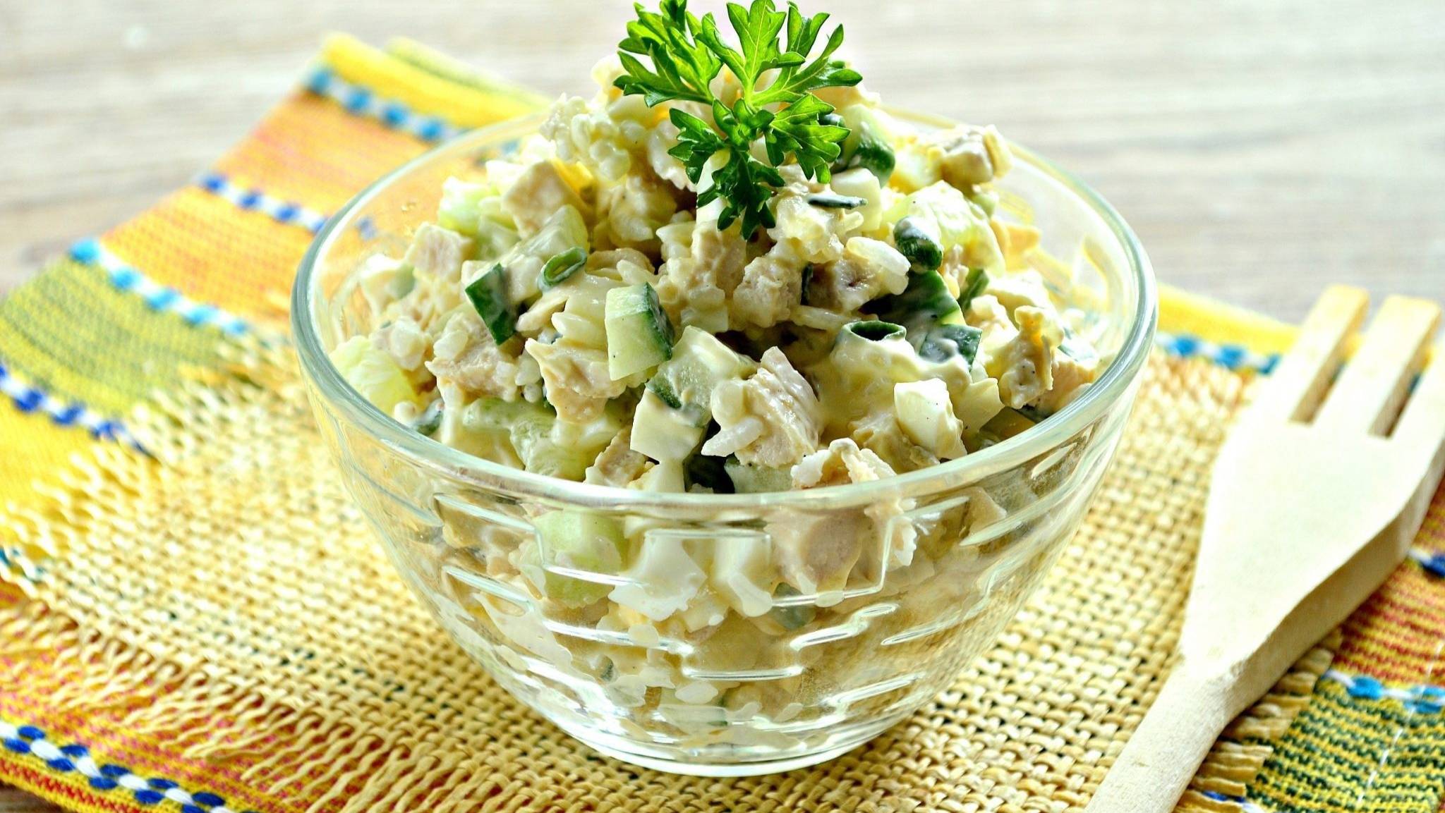 РЕЦЕПТ КУРИНОГО САЛАТА, КОТОРЫЙ ПОКОРИЛ ГОСТЕЙ. САЛАТ ЦЫПА. #рецепт #салат #курица